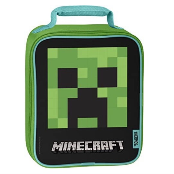 Thermos | Accessories | Thermos Minecraft Creeper Soft Upright Lunchbox ...